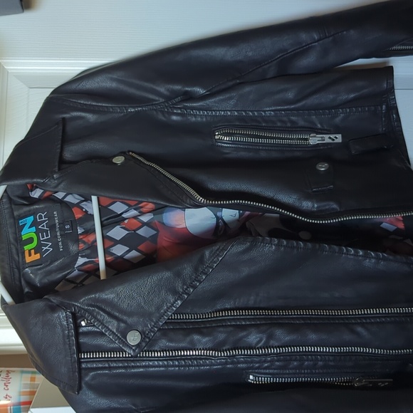 fun.com wear | Jackets & Coats | Funwear Leather Jacket | Poshmark